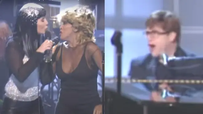 Relive Tina Turner, Elton John and Cher singing 'Proud Mary' - video ... Relive Tina Turner, Elton John and Cher singing 'Proud Mary' - video ...