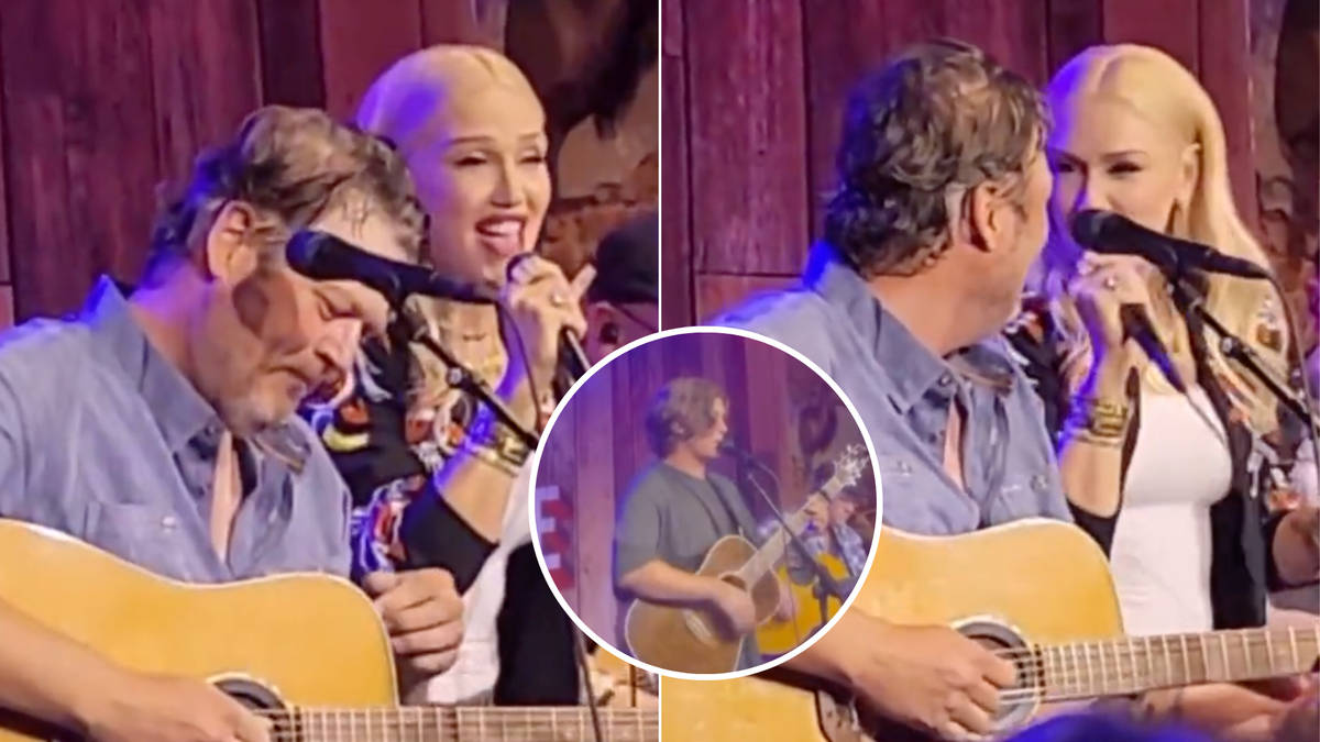 Gwen Stefani's son Kingston plays first show at stepdad Blake Shelton's ... Gwen Stefani's son Kingston plays first show at stepdad Blake Shelton's ...